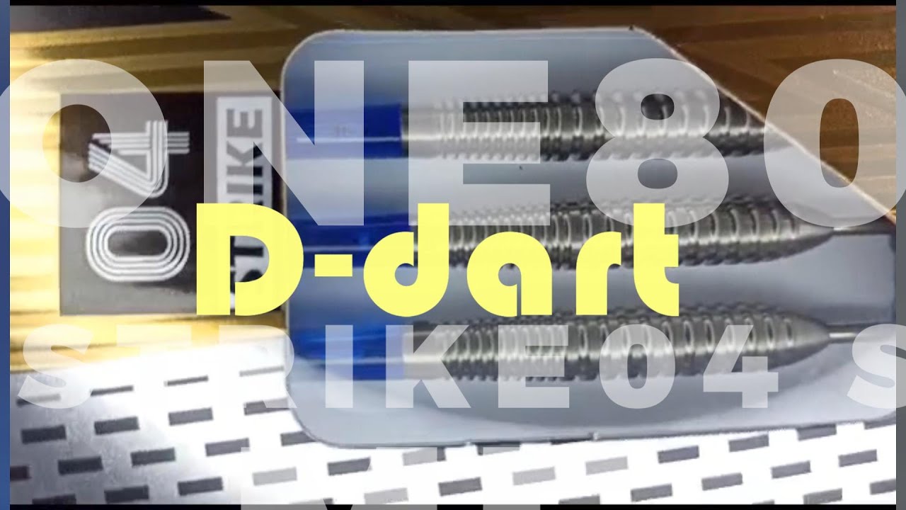 ONE80 STEEL TIP DART - HD TUNGSTEN DARTS STRIKE 04 STEEL DARTS # ...