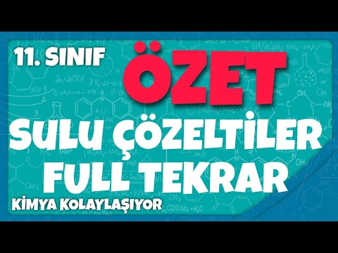 Sulu Çözeltiler Konu Anlatımı-Özet