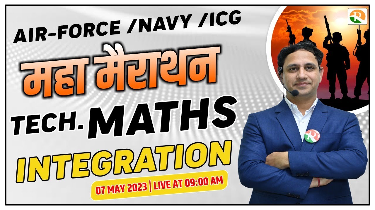 One Shot Marathon Integration for airforce, navy | Complete Maths for ...