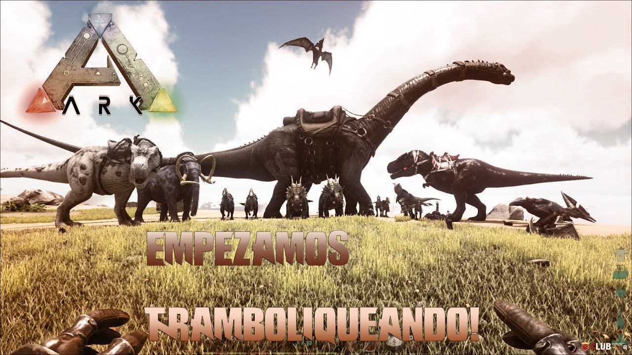 EL NOOB Y EL GANCHO!! - ARK SURVIVAL EVOLVED - PC - FULL HD - YouTube