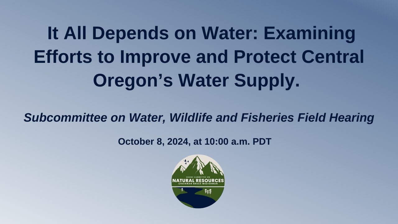 It All Depends on Water: Examining Efforts to Improve and Protect ...