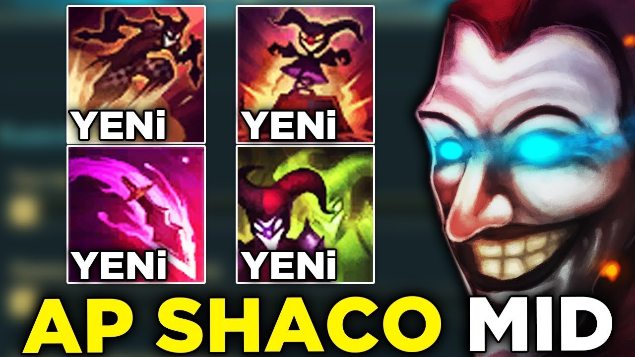 YENİ SHACO İLE FULL AP MID ÇILDIRMACALAR! Shaco Rework LoL Oynanış ...