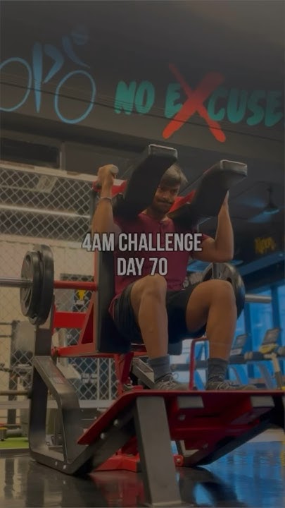 Day 70 | Legs | 4am Challenge - YouTube