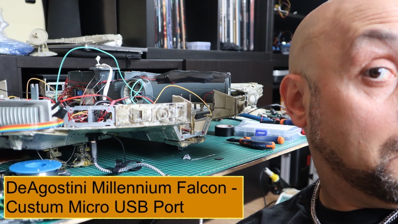 DeAgostini Millennium Falcon - Custum Micro USB Port [ITA] - YouTube