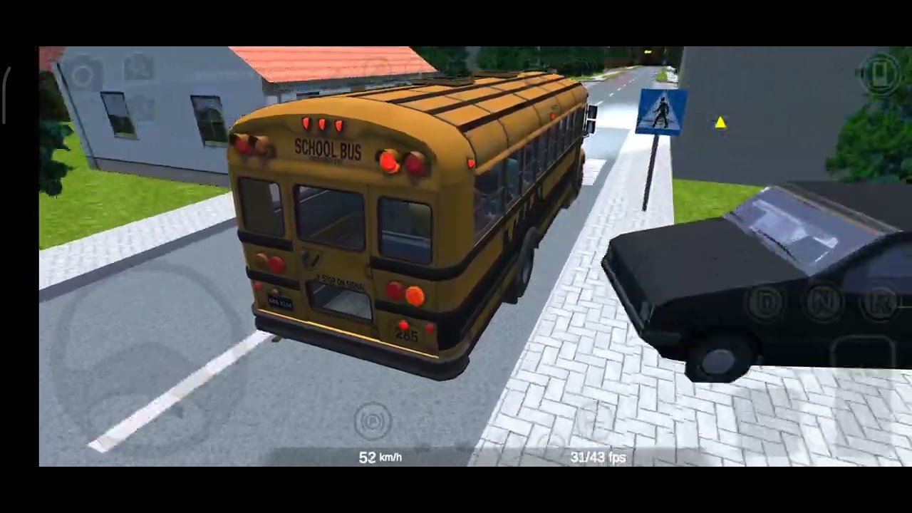 Proton Bus Simulator Urbano. Карта: Podmiejska. Автобус: SchoolBus ...