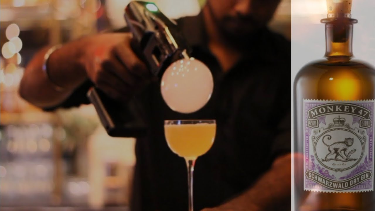 Germany's gin Monkey 47 based 🍹🍸 cocktail. - YouTube