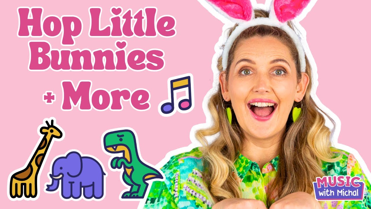 Hop Little Bunnies Hop Hop Hop | Sing About Animals | Preschool Dance ...