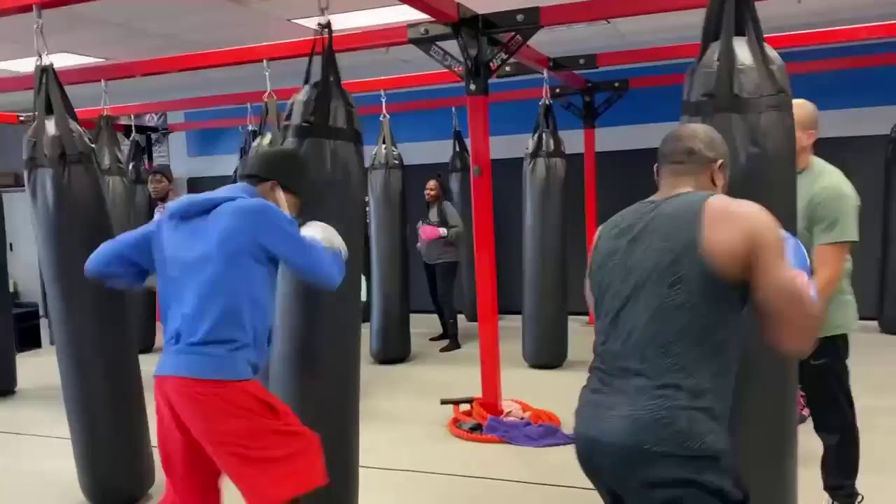 Boxing w/ Mike Cook, LIFEline team - YouTube