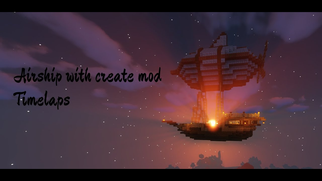 Airship time-lap build in Minecraft Eureka! Airships! - YouTube