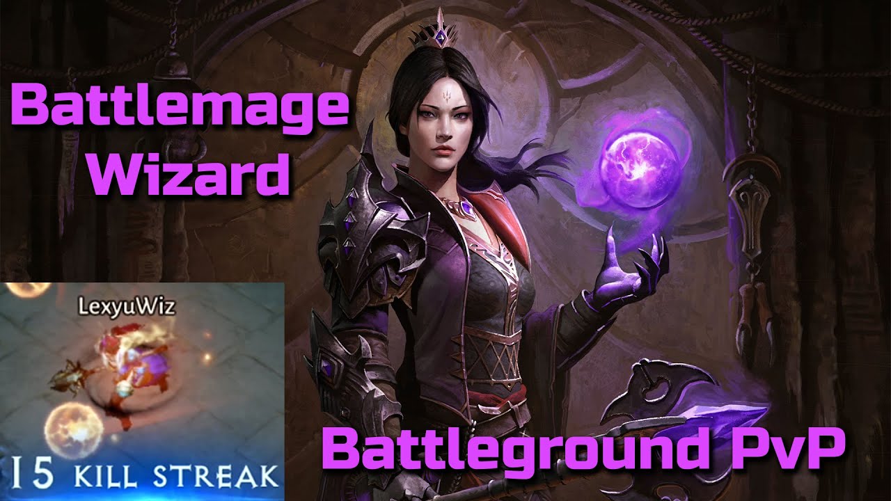 Battlemage Wizard Battleground PvP Alpha Test Bonus Footage - Diablo ...