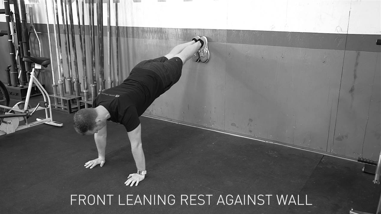Front Leaning Rest Against Wall - YouTube