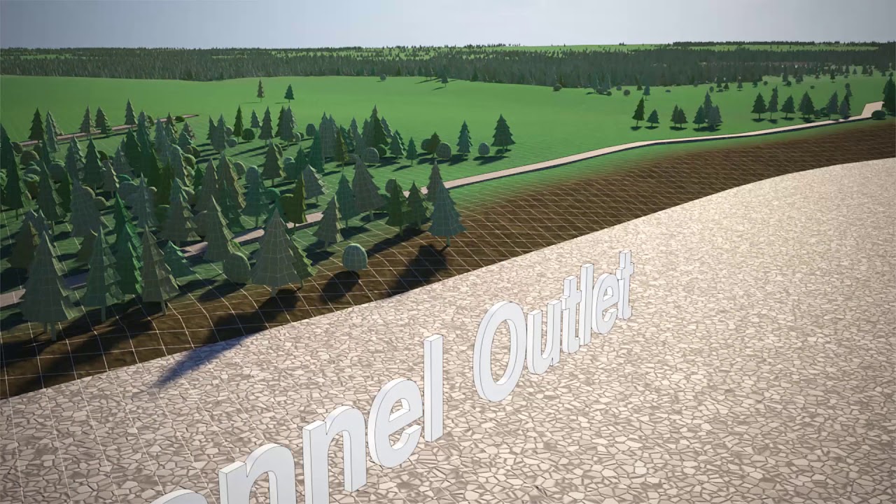 Springbank Off-stream Reservoir conceptual animation (August 2017 ...