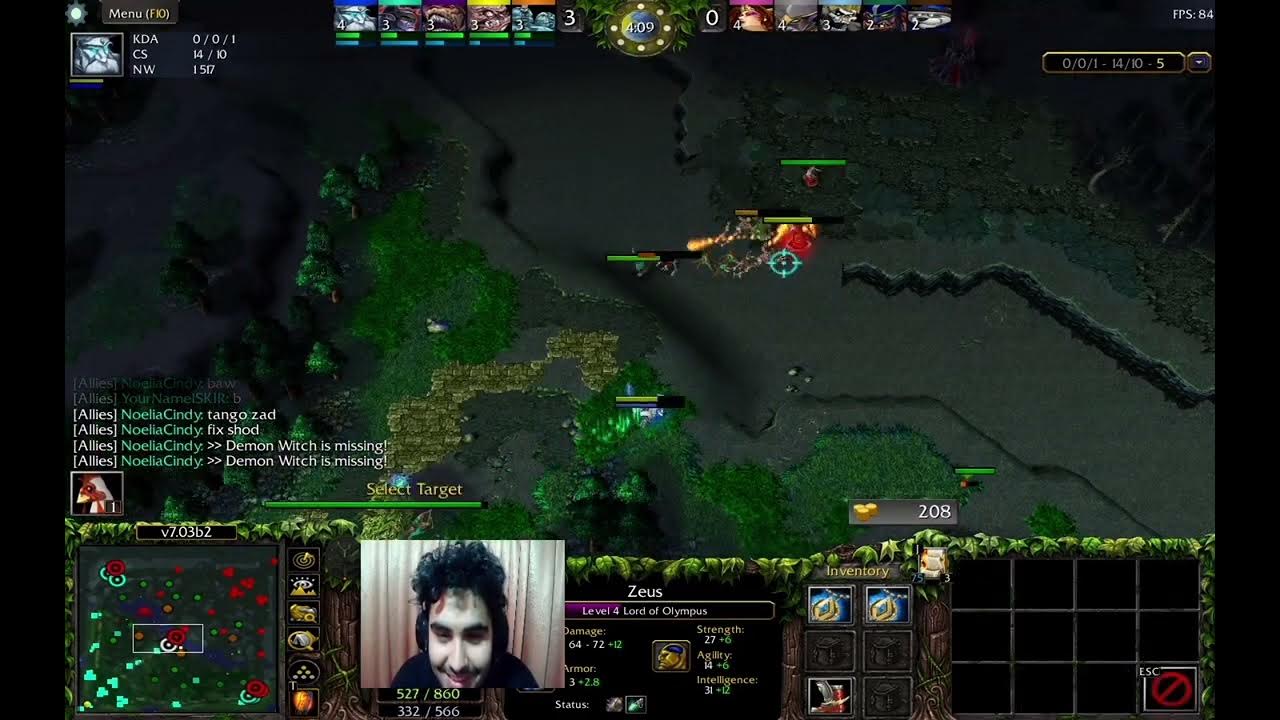 game play zeus and necro dota 1 - YouTube