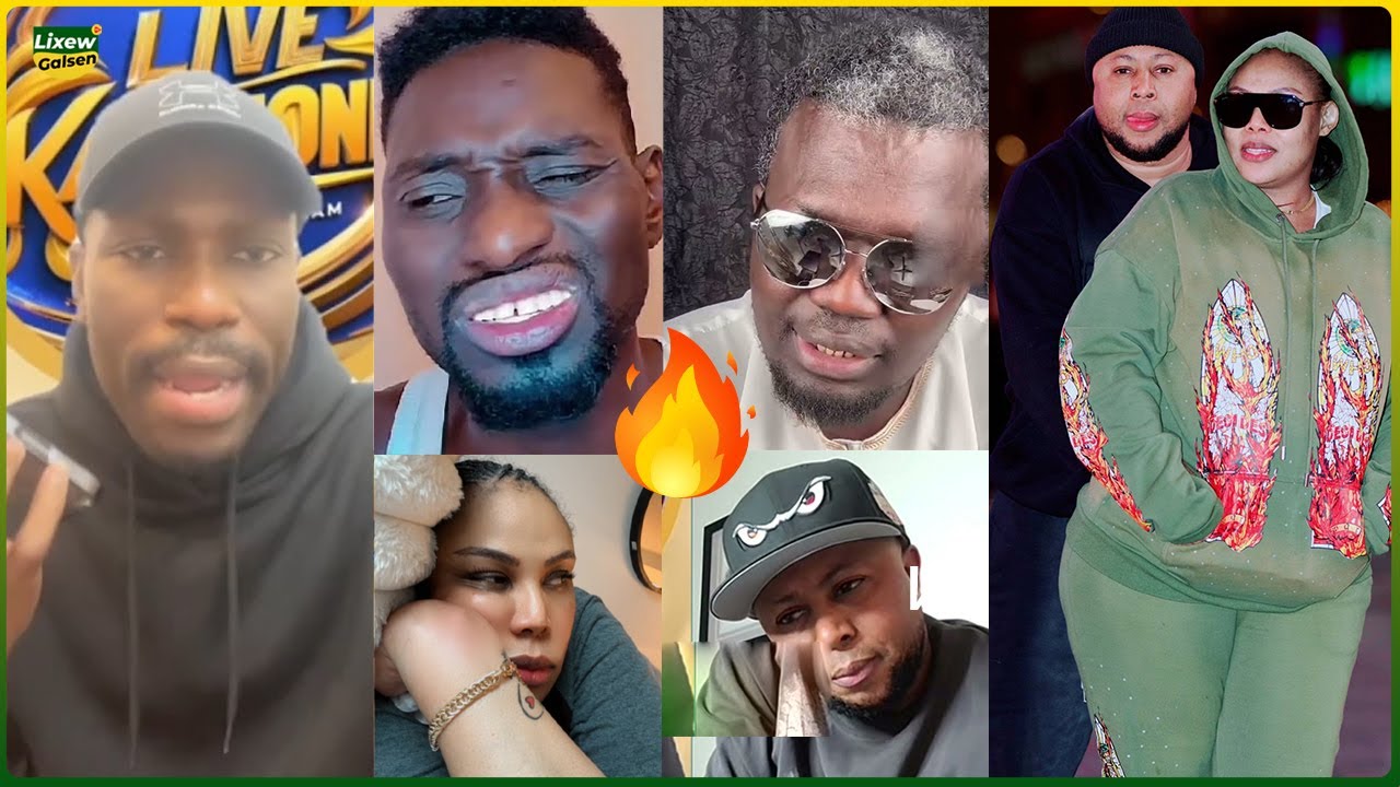 Amina poté disparue Malick Nar en colère insulte en direct Cheikh Ahmed ...