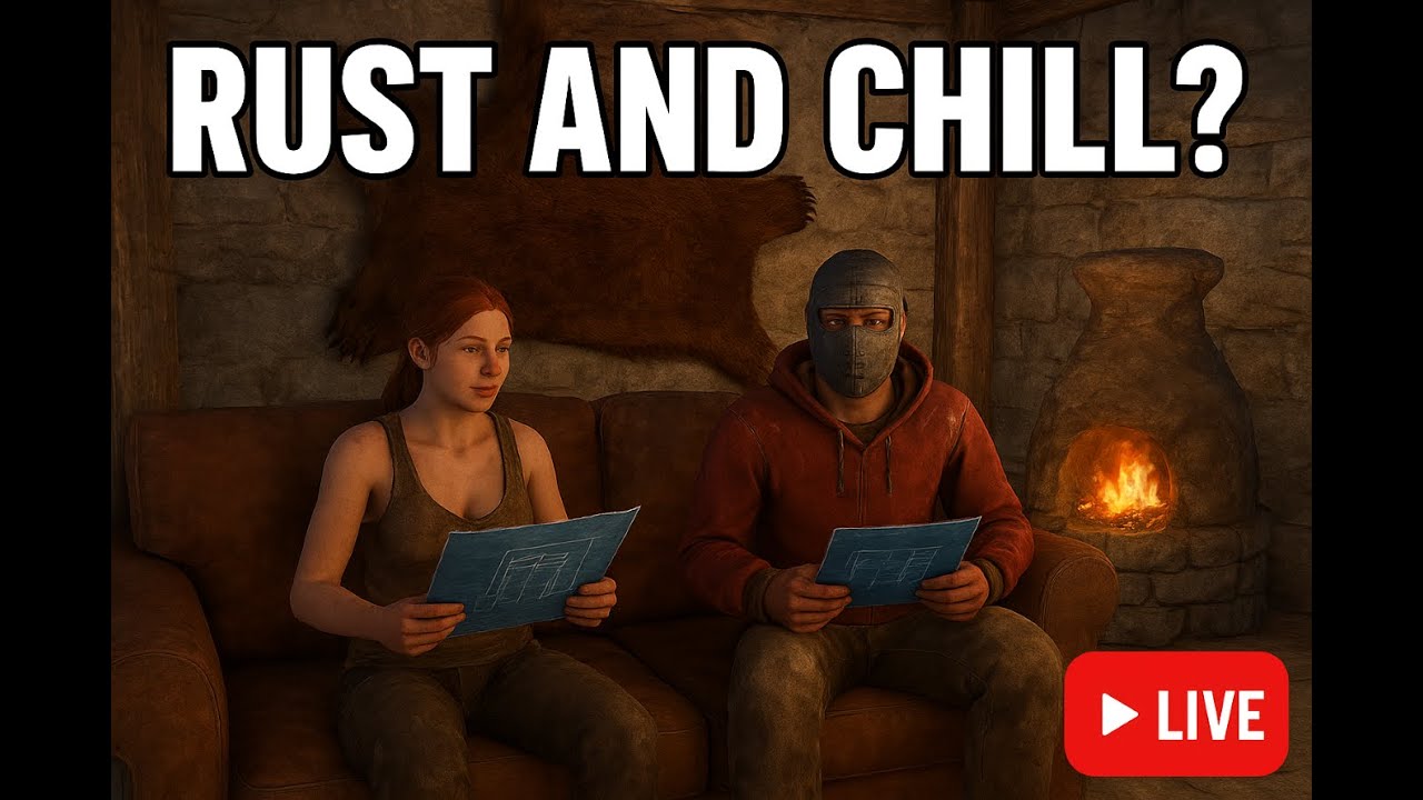 Rust but Chill… PvE Base Building, Oilrig & Cosy Survival (LIVE) - YouTube