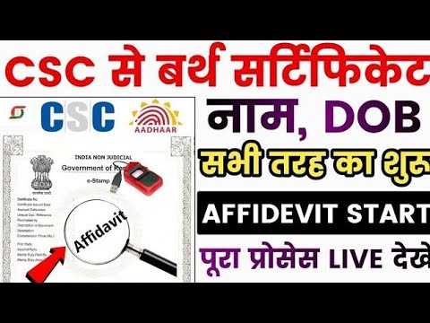 CSC Se Affidavit kaise banaye | online Affidavit/estamp kaise banaye | csc Affidavit Service ...
