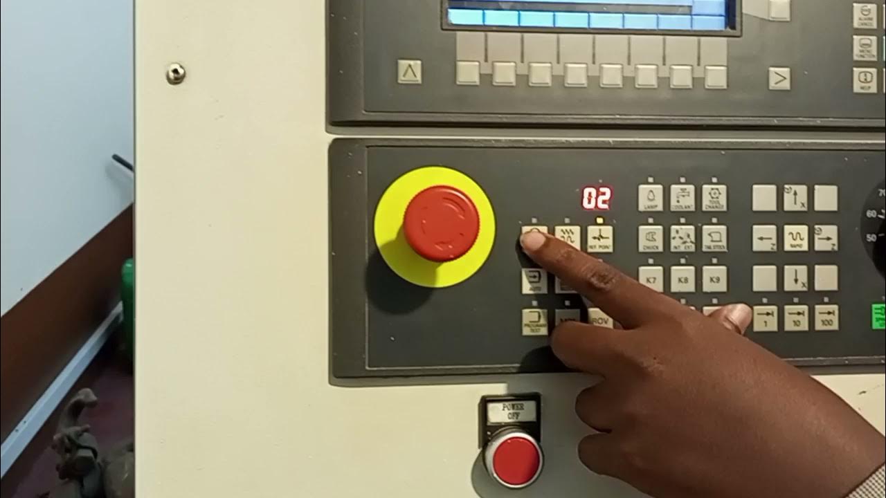 sinumerik Siemens 808D turning programming and operations - YouTube