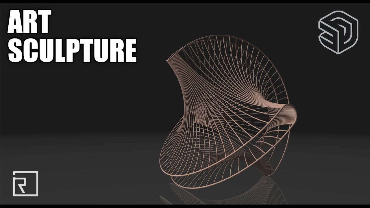 How to Create a art sculpture in SketchUp - YouTube