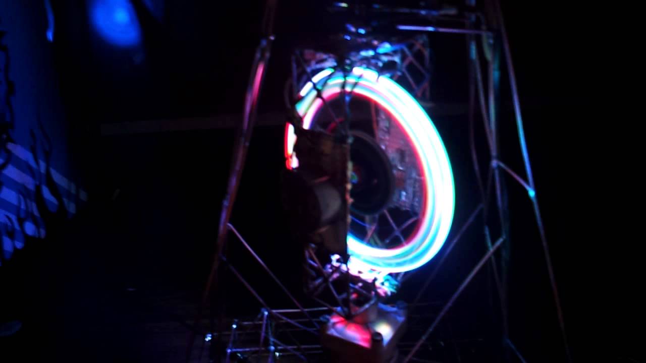 Spinning RGB LED Ball - YouTube