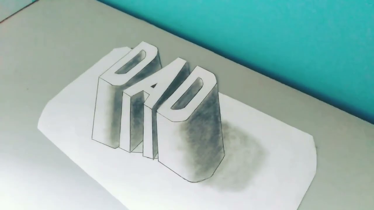 3d art effect illustrations - YouTube