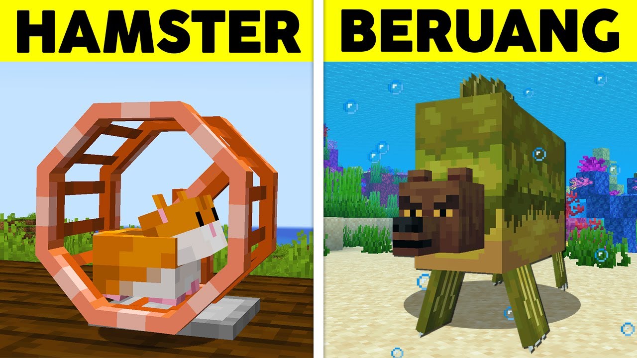 37 Hewan Yang HARUS Ditambahkan di Minecraft 1.22 - YouTube