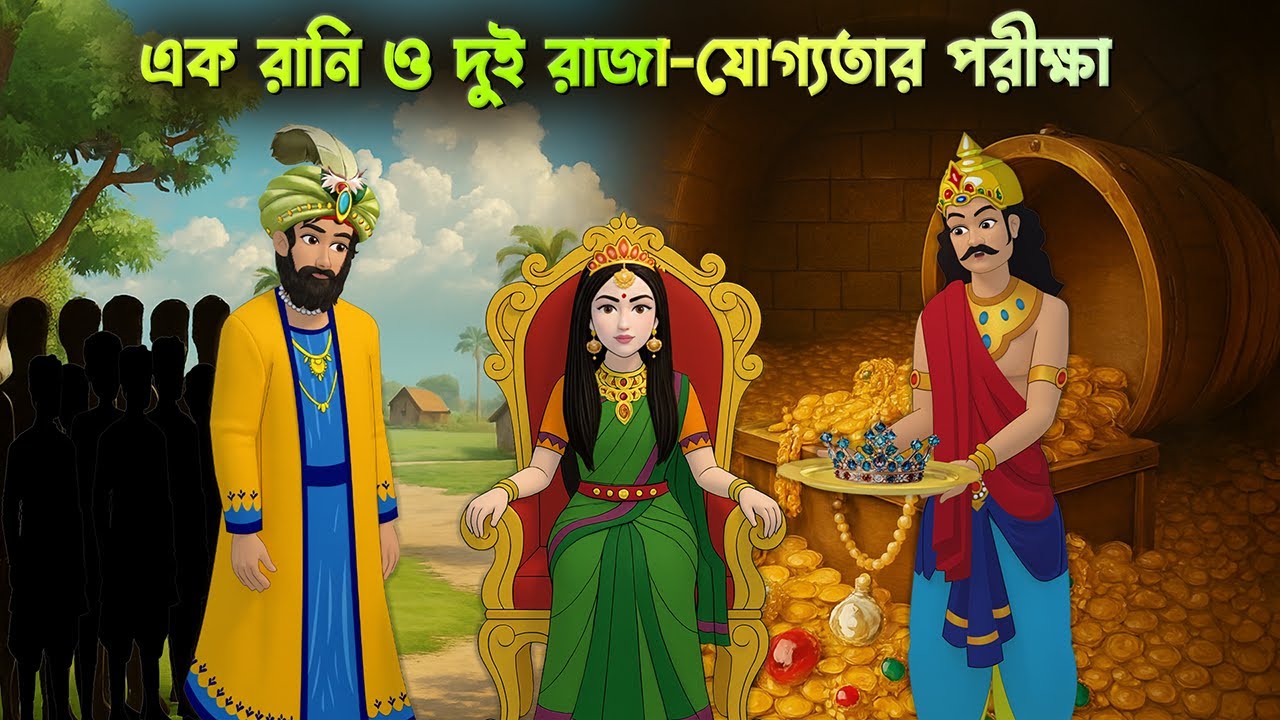 এক রানি ও দুই রাজা-যোগ্যতার পরীক্ষা | Bengali Royal Tale | Bangla Drama ...