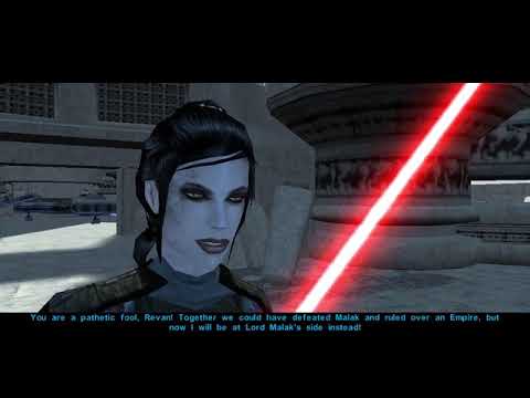 Bastila Dark Side Reskin Show-Case Star Wars KOTOR - YouTube
