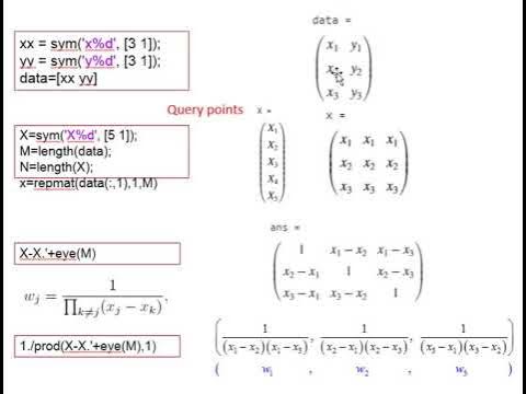 Lagrange & Chebyshev Barycentric interpolation formula using Matlab ...