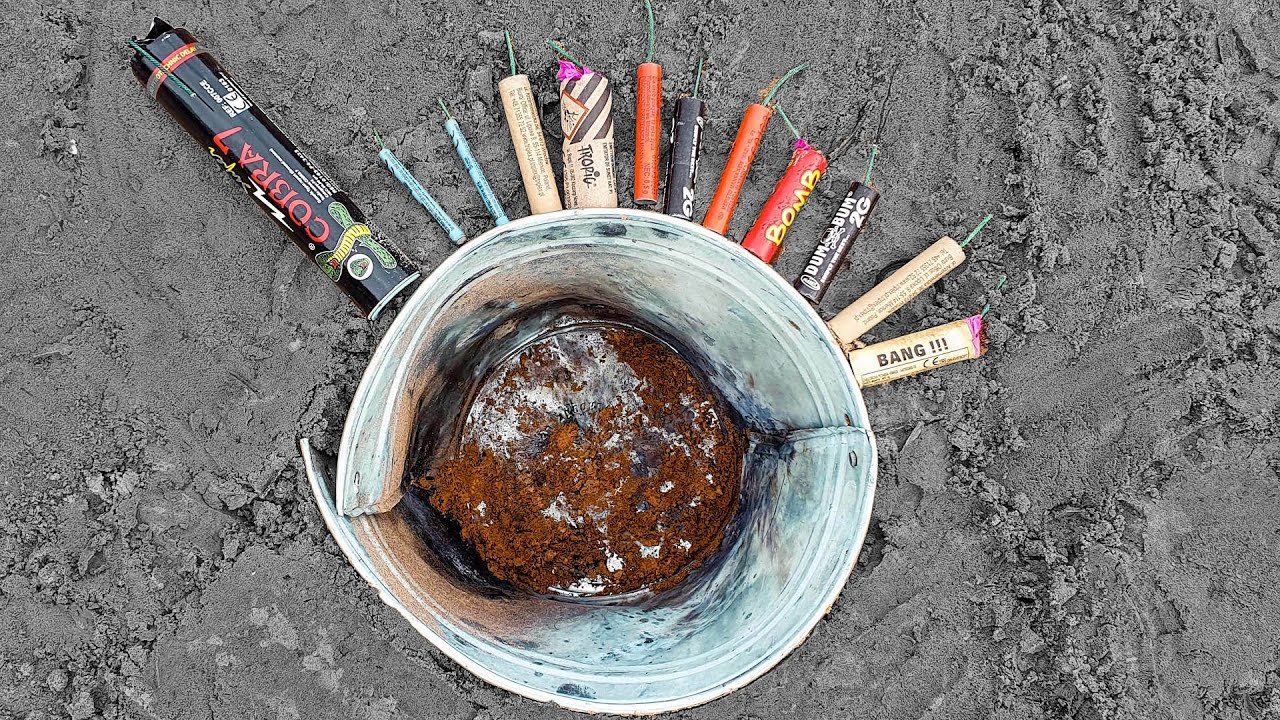 Metal bucket survival test. - YouTube