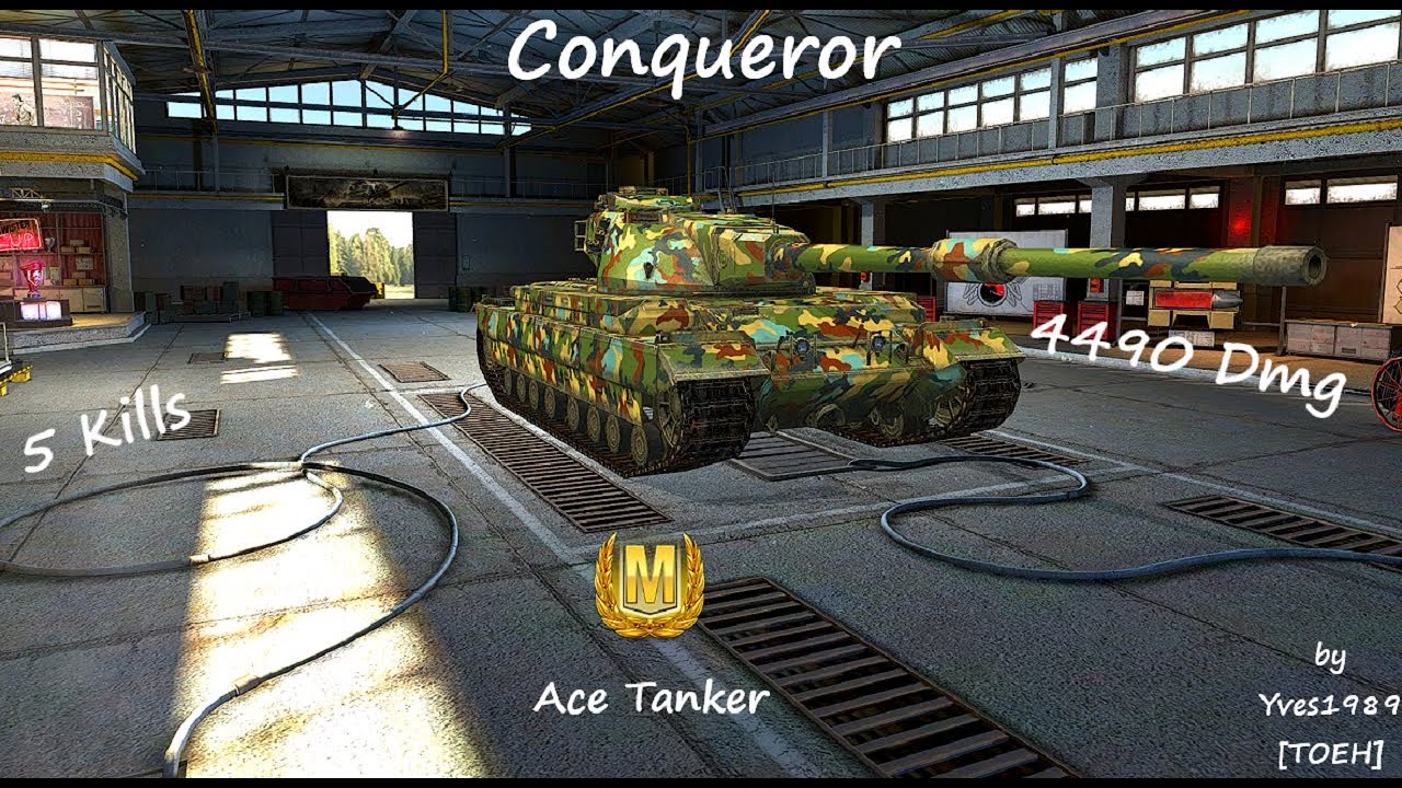 Yves1989 [TOEH] // World of Tanks Replays #27 // Conqueror 5 Kills ...