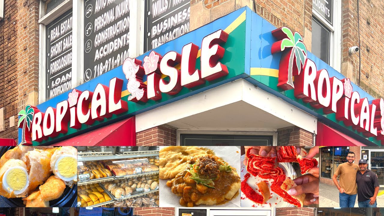 Tropical Isle Roti Shop || Queens, NY #roti #guyanesefood #caribbean ...