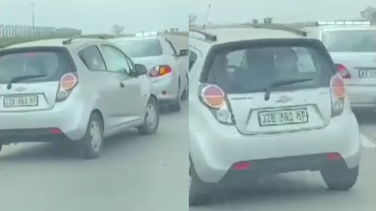 Taxi association security chasing Chevrolet spark on N12 - YouTube