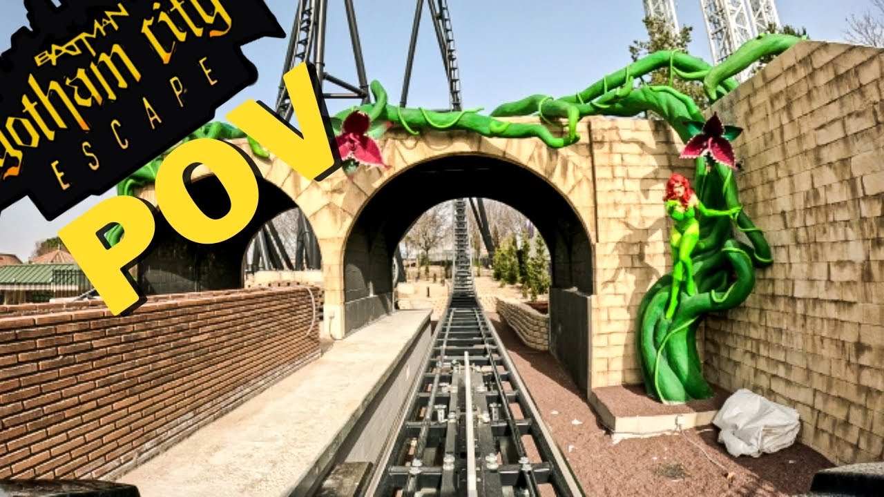 Batman Gotham City Escape On ride POV | Parque Warner 2023 - YouTube