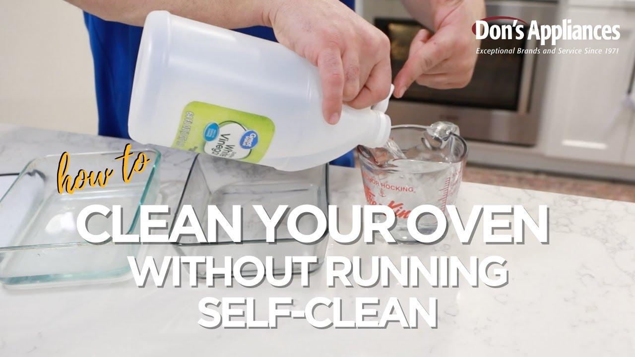 How to Clean Your Oven Without Using Self-Clean | Only 3 Things Needed ...
