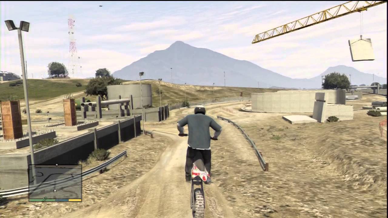 GTA V (Five) : Motocross Bike And Track Gameplay - YouTube