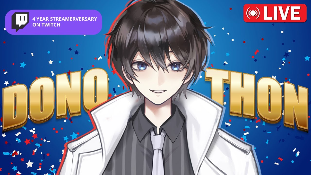 🦷 4 YEARS ON TWITCH PART 2 - Vtuber RTX Is On! The Donothon continues ...