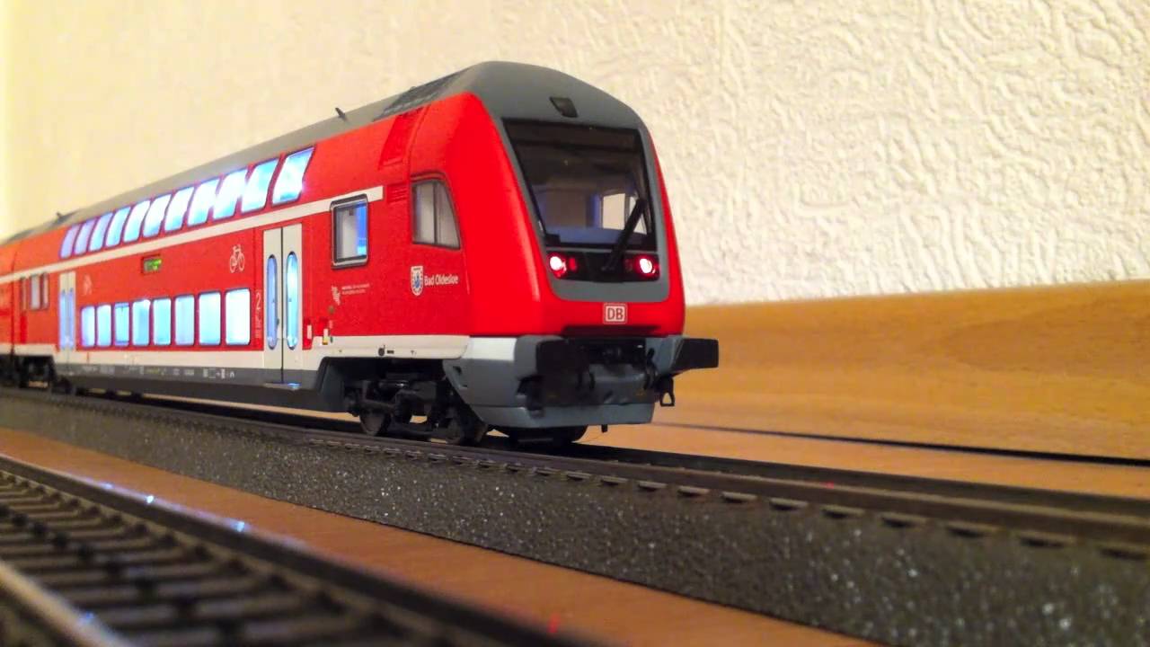 hobbytrade Doppelstockwagen H0 (1:87) mit ESU LokPilot FX V3.0 - YouTube