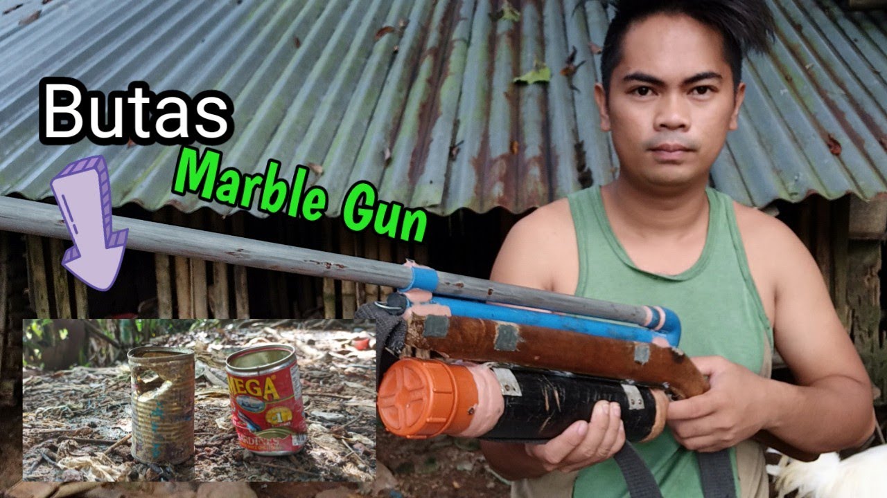 Marble Gun,Jolen Gun Practice Lang Ng Old Marble Gun Sa Wakas,Butas Ang ...