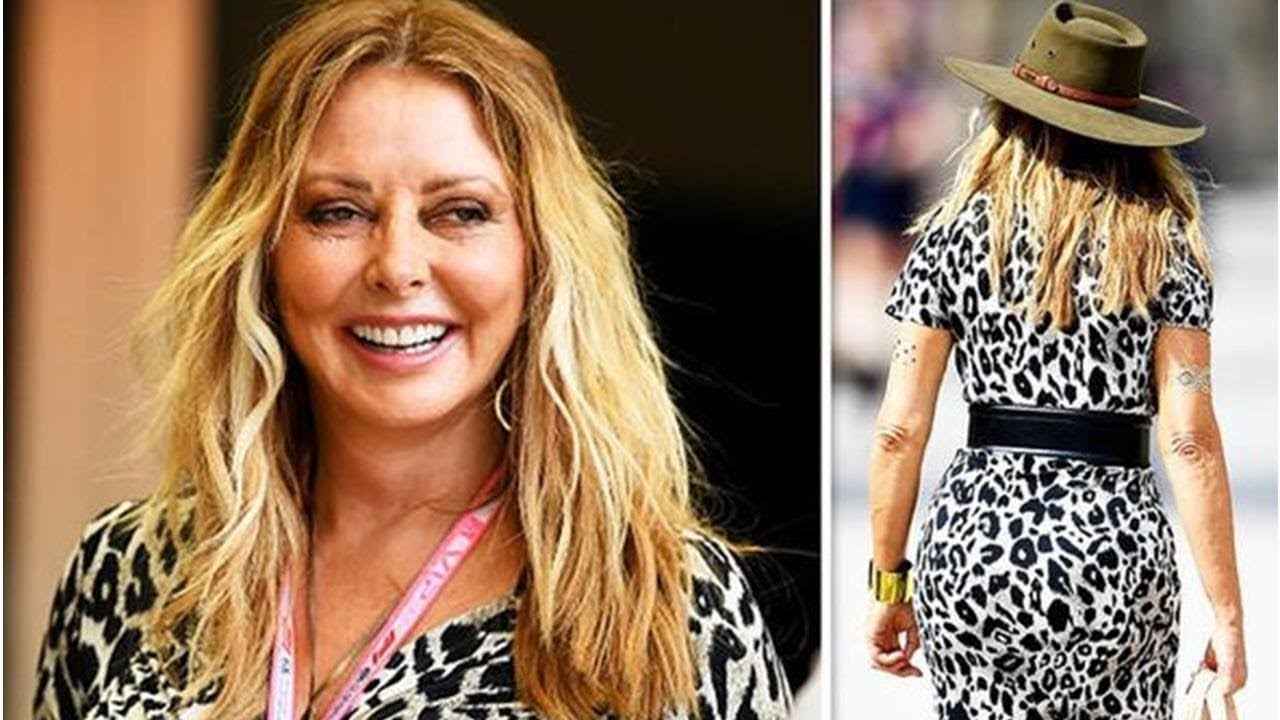 Carol Vorderman Countdown Legend Flaunts Hourglass Curves In Skintight
