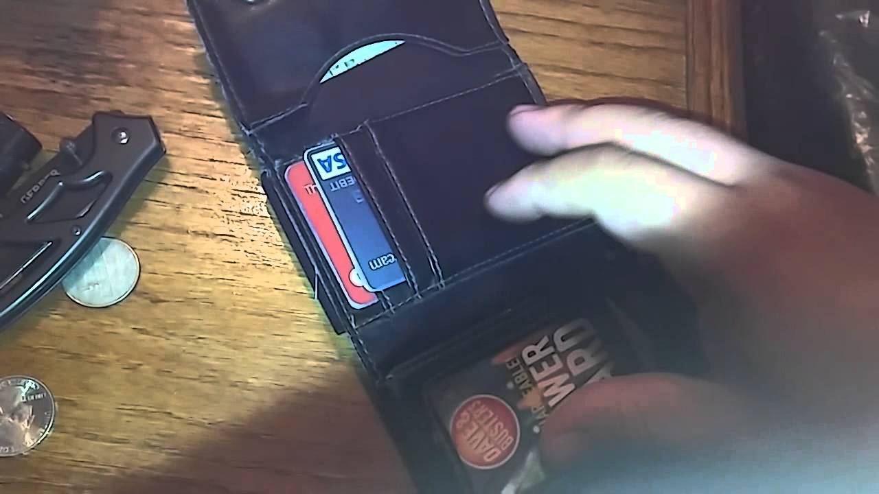 How to open your wallet - YouTube