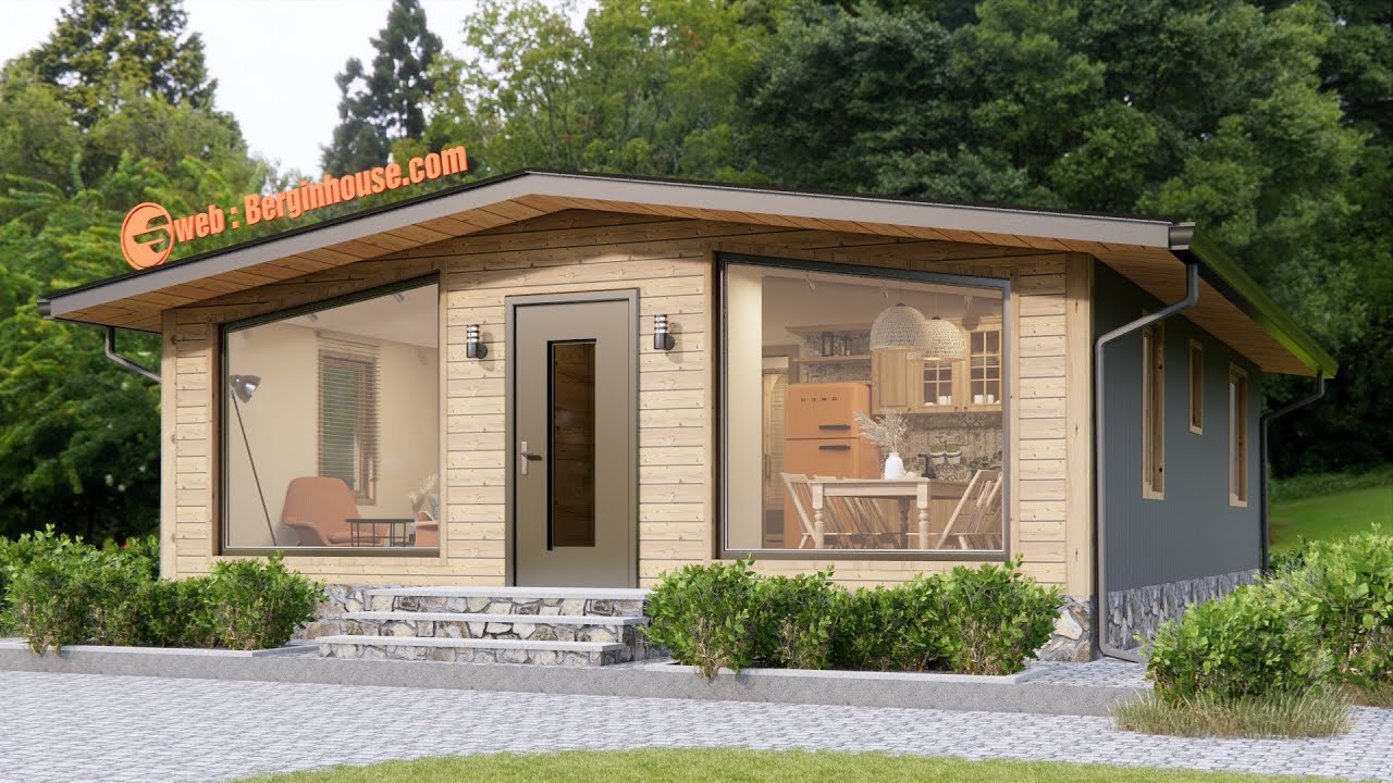 Small House Design | Tiny house full tour 2 bedrooms and 2 bathrooms ...