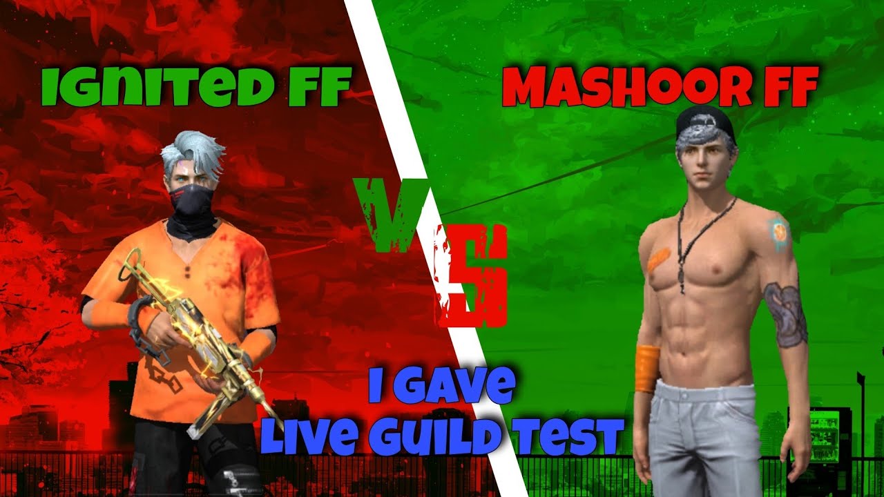 I gave Live Guild Test to Mashoor FF ||| Ignited FF - YouTube