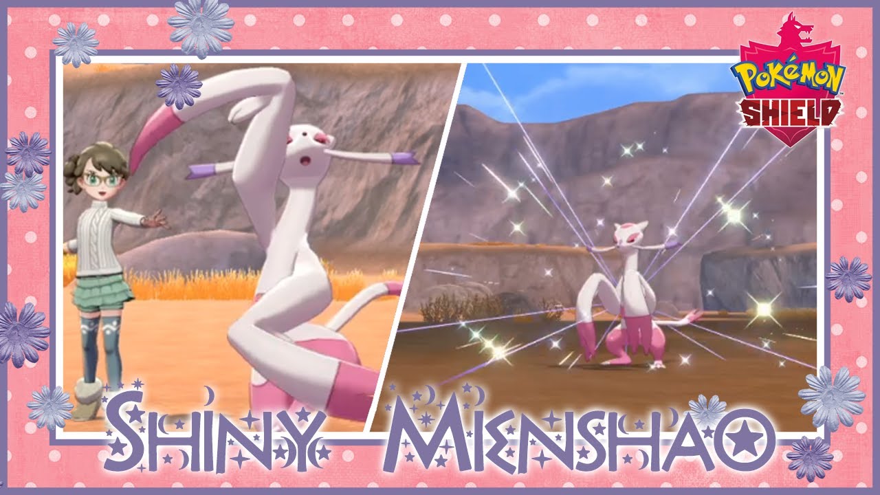 LIVE ON STREAM!! Shiny Mienshao on Pokemon Shield after ONLY 225 SRs ...