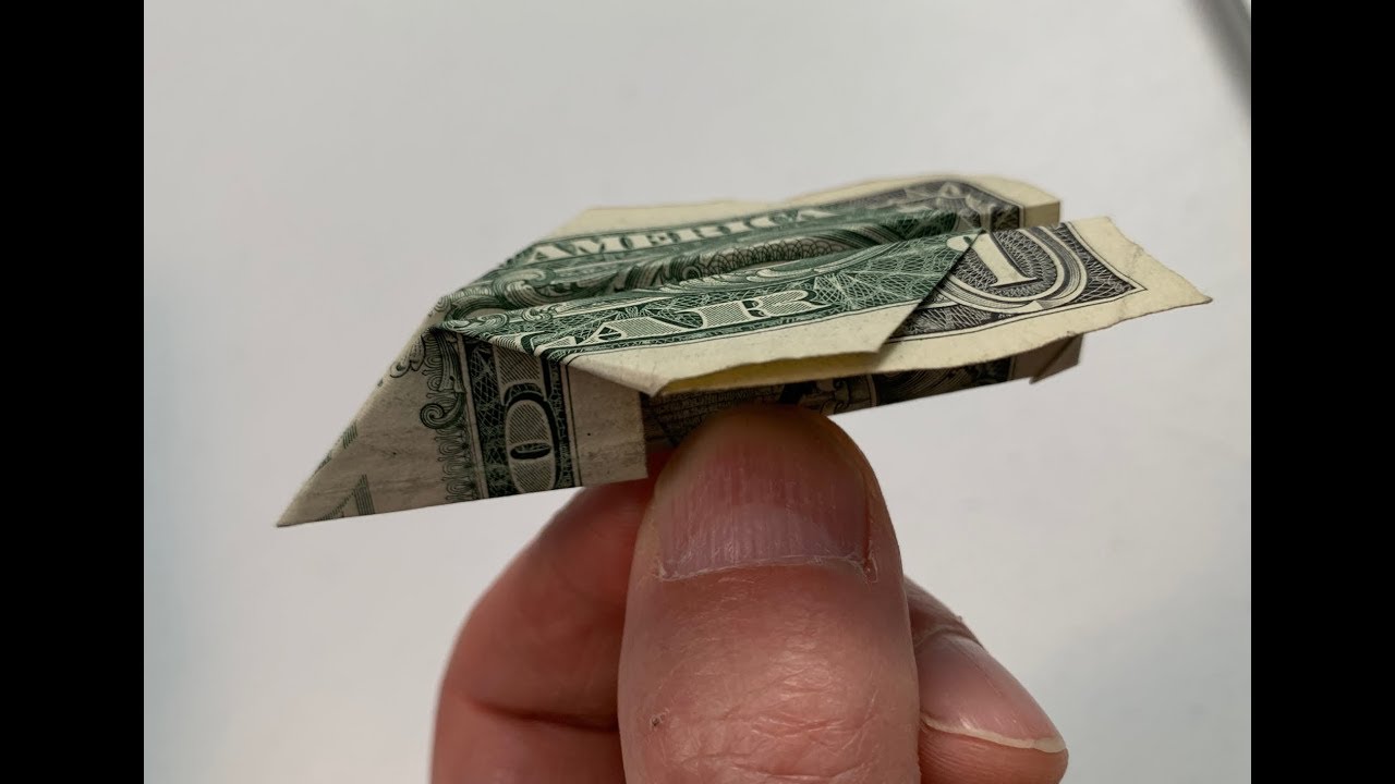Dollar Origami: Flying Airplanes! Two Versions! - YouTube