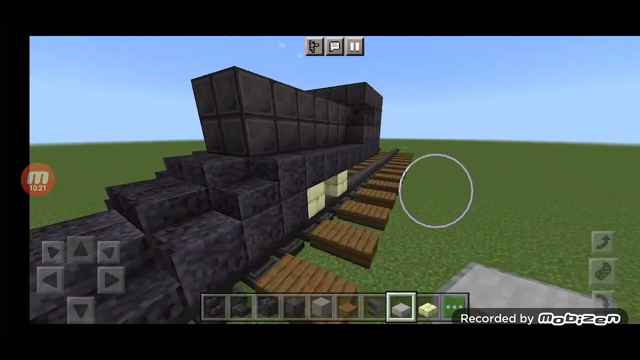 aciendo un tren en Minecraft 🤫🧏 - YouTube