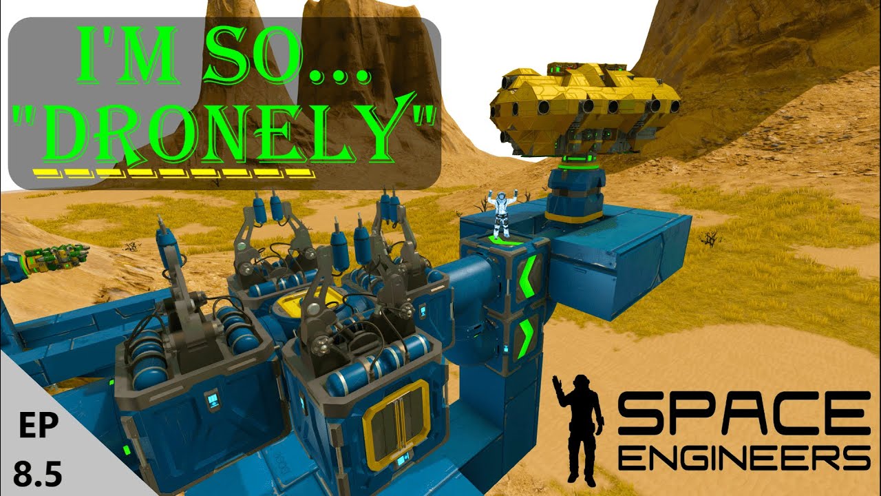AI Cargo Drone Testing S2E08.5 - Space Engineers - YouTube