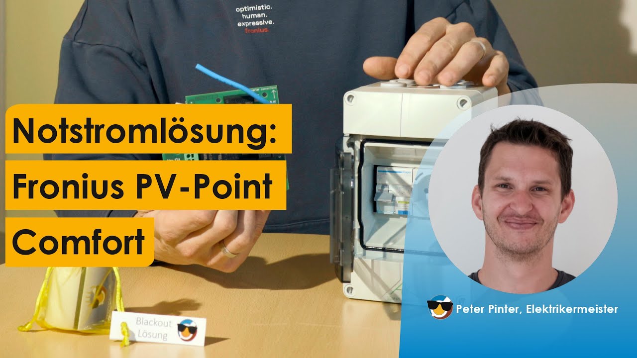 Notstromlösung: Fronius PV-Point Comfort - YouTube