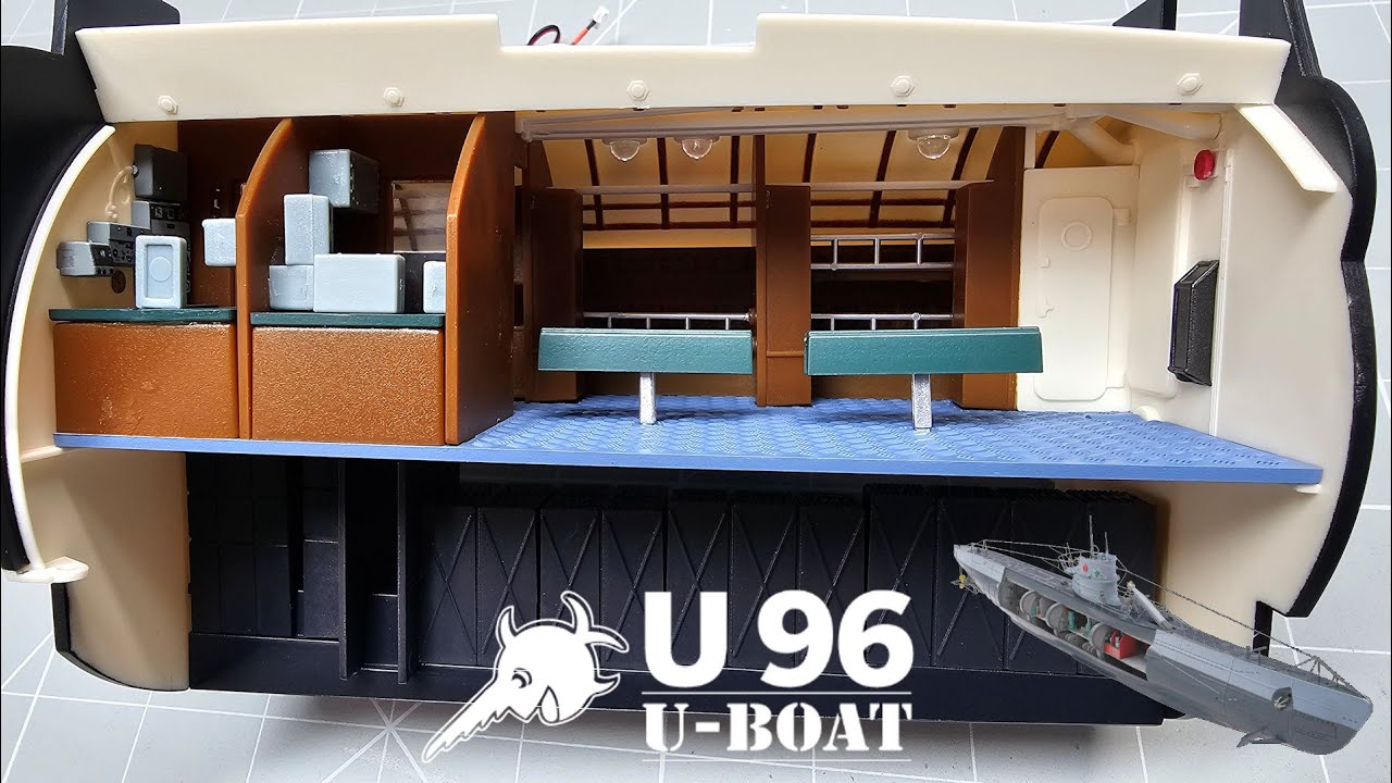 Build the 1:48 Scale U96 U-Boat - Pack 7 - Stages 25-28 - YouTube
