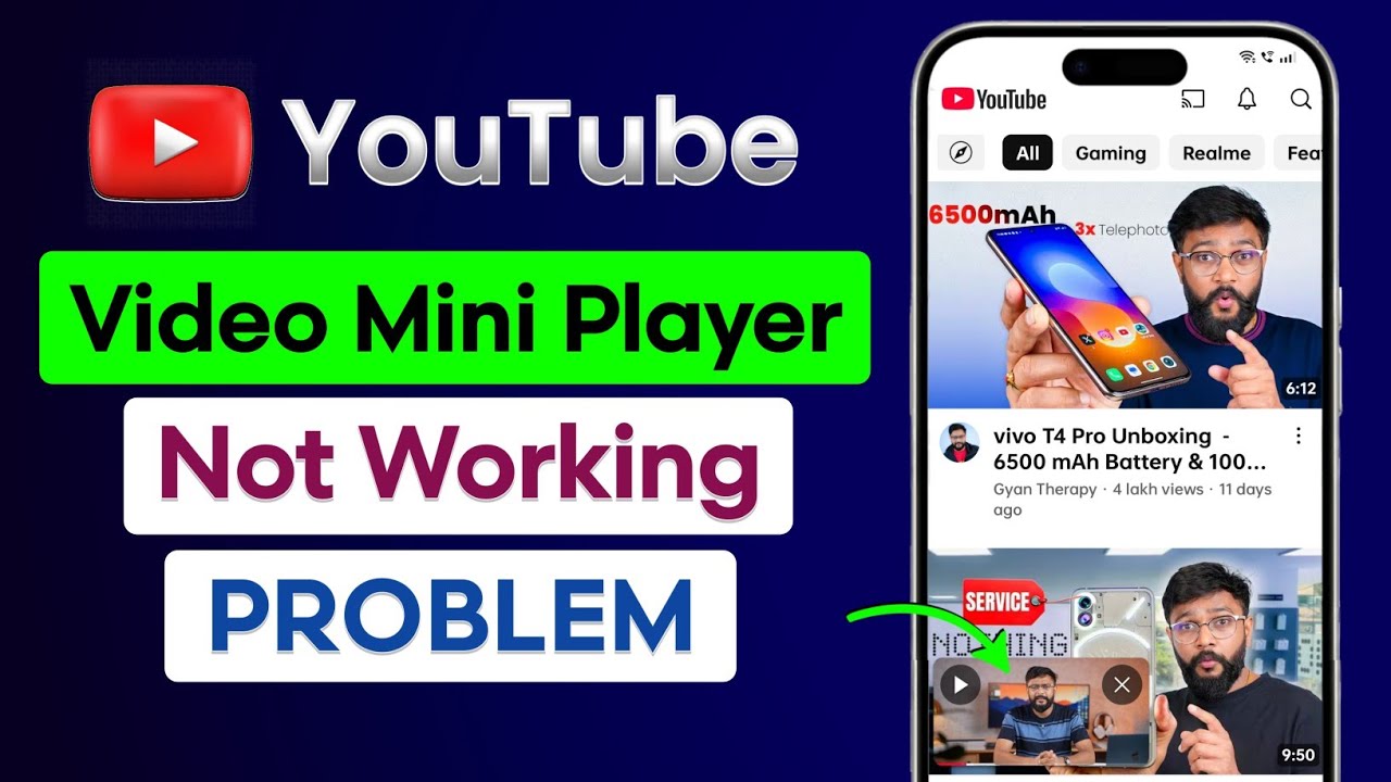 How To Fix YouTube Mini Player Not Working |YouTube Mini Player Problem ...
