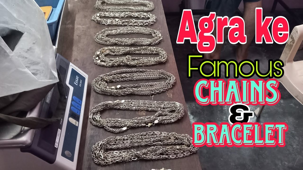 Chain And Bracelet Manufacturer In Agra।।पायल,चैन और ब्रासलेट आगरा मे ...
